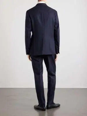 DE PETRILLO Sorrento Wool-twill Suit Jacket