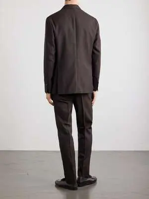 DE PETRILLO Posillipo Virgin Wool-twill Suit Jacket