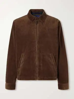 Polo Ralph Lauren Logo-embroidered Cotton-corduroy Jacket - Brown