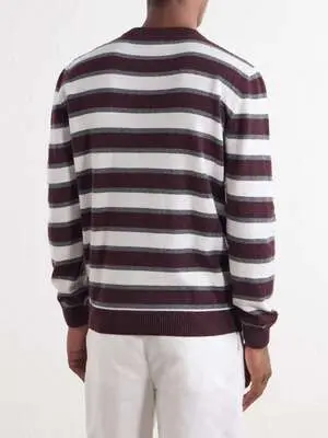 Eleventy Striped Cashmere Sweater