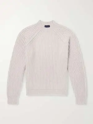 Sease Ribbed Cashmere Sweater - Cream