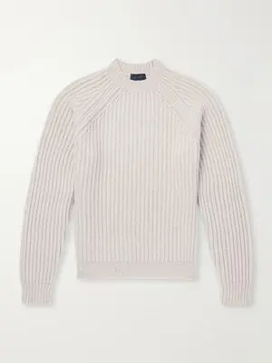 Sease Ribbed Cashmere Sweater - Neutrals