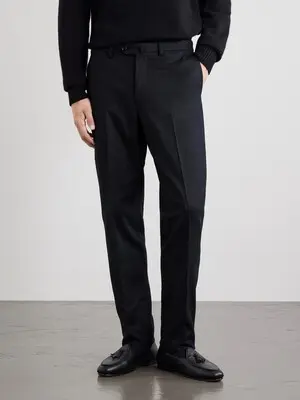DE PETRILLO Straight-leg Wool And Cashmere-blend Suit Trousers