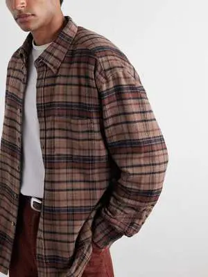 Portuguese Flannel Stalia Checked Cotton-flannel Shirt