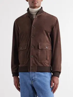 VALSTAR Valstarino Suede Jacket - Brown