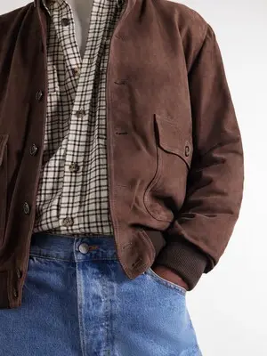 VALSTAR Valstarino Suede Jacket - Brown