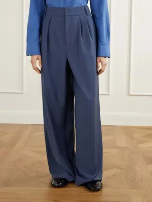 Tibi Woven Wide-leg Pants