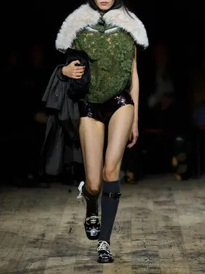 Simone Rocha Sequined Tulle Mini Shorts
