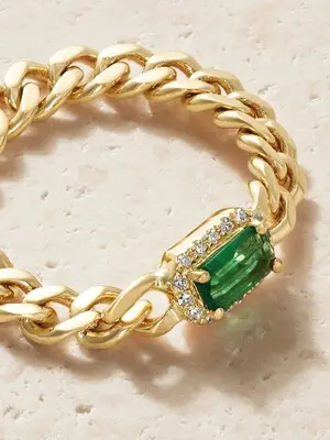 Shay 18-karat Emerald And Diamond Ring