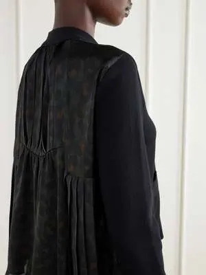 Sacai Cotton-blend Zip-up Cardigan