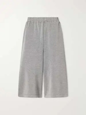 Tibi Feather Weight Jersey Shorts - Gray