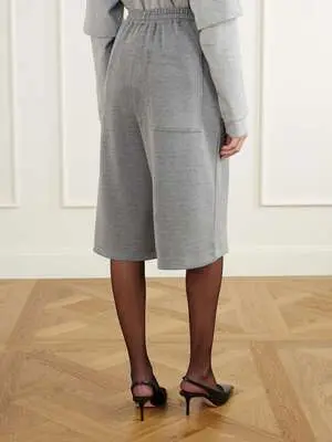 Tibi Feather Weight Jersey Shorts
