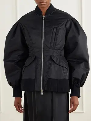 Simone Rocha Satin Bomber Jacket