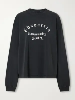 WILLY CHAVARRIA Community Center Printed Cotton-jersey T-shirt