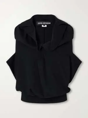 Junya Watanabe Wool-blend Blouse - Black