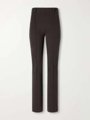 HIGH SPORT Luke Ribbed Cotton-blend Straight-leg Pants - Charcoal