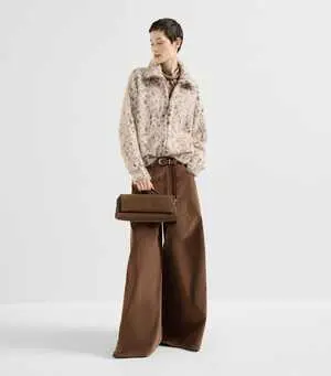 Brunello Cucinelli Mohair-blend Zip-up Cardigan