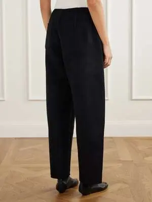 LISA YANG Wool And Cashmere-blend Wide-leg Pants