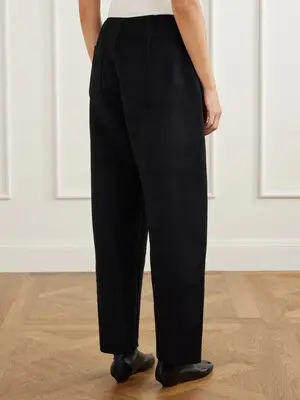 LISA YANG Wool And Cashmere-blend Barrel-leg Pants