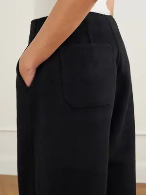 LISA YANG Wool And Cashmere-blend Barrel-leg Pants