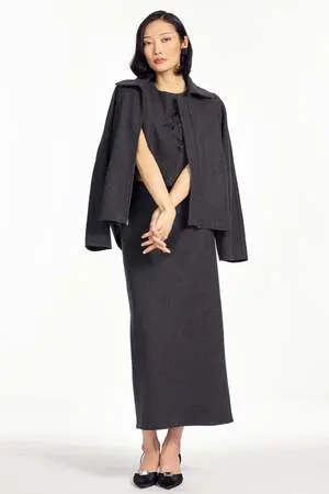 Sachin & Babi Kenna Black Brushed Knit Zip Jacket
