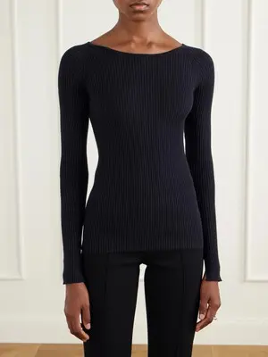HIGH SPORT Bara Ribbed Cotton And Cashmere-blend Sweater
