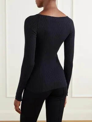 HIGH SPORT Bara Ribbed Cotton And Cashmere-blend Sweater