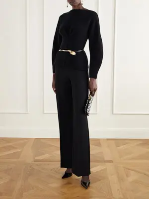 Carolina Herrera Wool And Cashmere-blend Sweater