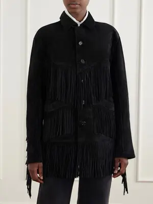 BODE Appalachian Fringed Suede Jacket
