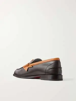 CHRISTIAN LOUBOUTIN The Plato Leather Penny Loafers