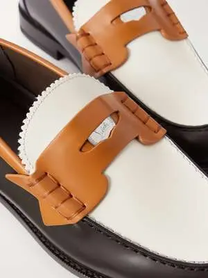 CHRISTIAN LOUBOUTIN The Plato Leather Penny Loafers