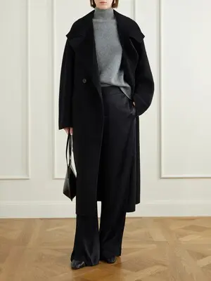 LISA YANG Button Wool And Cashmere-blend Coat