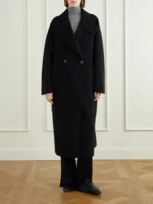 LISA YANG Button Wool And Cashmere-blend Coat