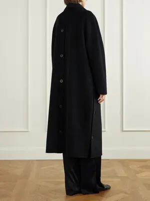 LISA YANG Button Wool And Cashmere-blend Coat