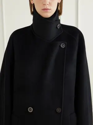 LISA YANG Button Wool And Cashmere-blend Coat