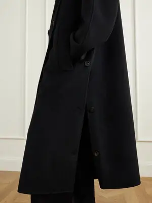 LISA YANG Button Wool And Cashmere-blend Coat