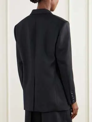 Junya Watanabe Pinstriped Wool-blend Double-breasted Blazer