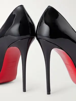 CHRISTIAN LOUBOUTIN La Pigalle 100 Patent-leather Pumps