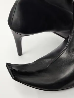 Khaite Marlene 85 Leather Knee-high Boots