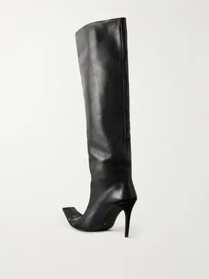 Khaite Marlene 85 Leather Knee Boots
