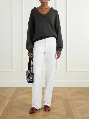 Staud Tommy Bead-embellished Shoulder Bag