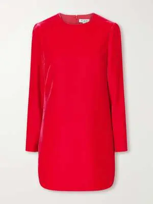 Alaïa Velvet Mini Dress - Fuchsia