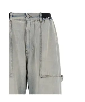 MAISON MARGIELA Belt-loop Jeans - White