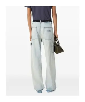 MAISON MARGIELA Belt-loop Jeans - White