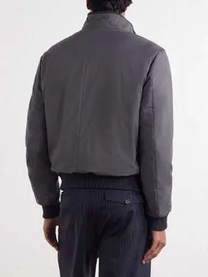 Thom Sweeney Nylon Bomber Jacket