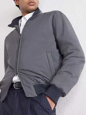 Thom Sweeney Nylon Bomber Jacket