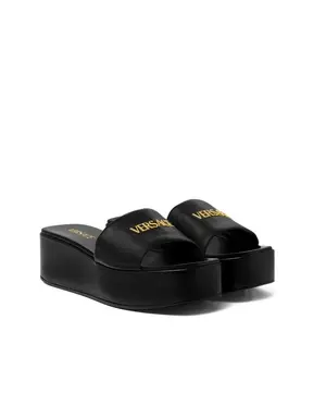 Versace Logo-plaque Sandals