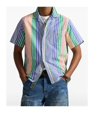 Polo Ralph Lauren Andy Camp Striped Pocket Shirt