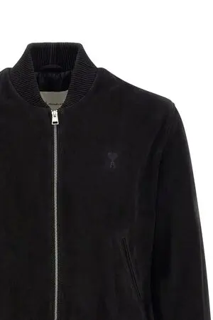 AMI Paris Zipped Drawstring Jacket