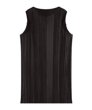 Phoebe Philo Pleated Vest - Black